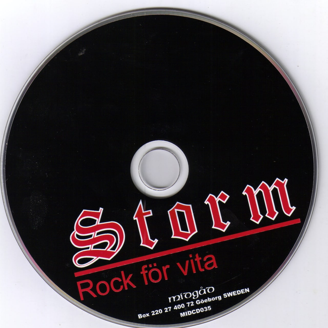 Storm - Rock för vita Nordic Sun BP Testvériség Unity